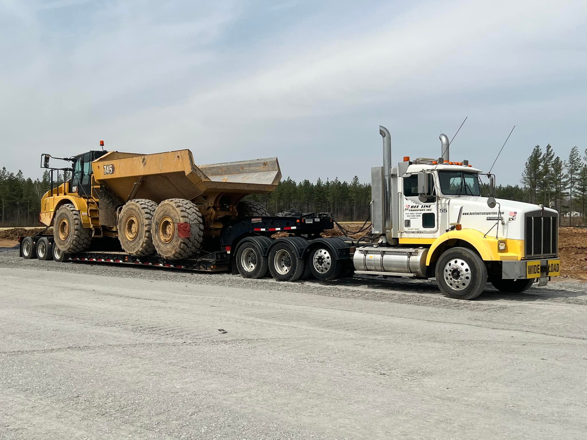 Heavy Equipment Towing | Lynchburg VA | Bee Line Transport